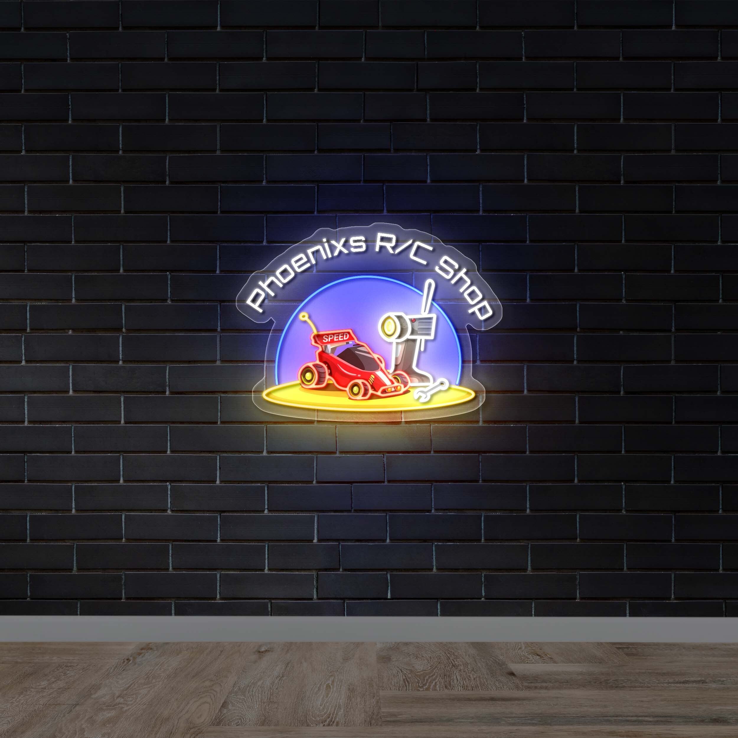 PHOENIXS R/C SHOP - Premium Neon Artwork – Neon Designs