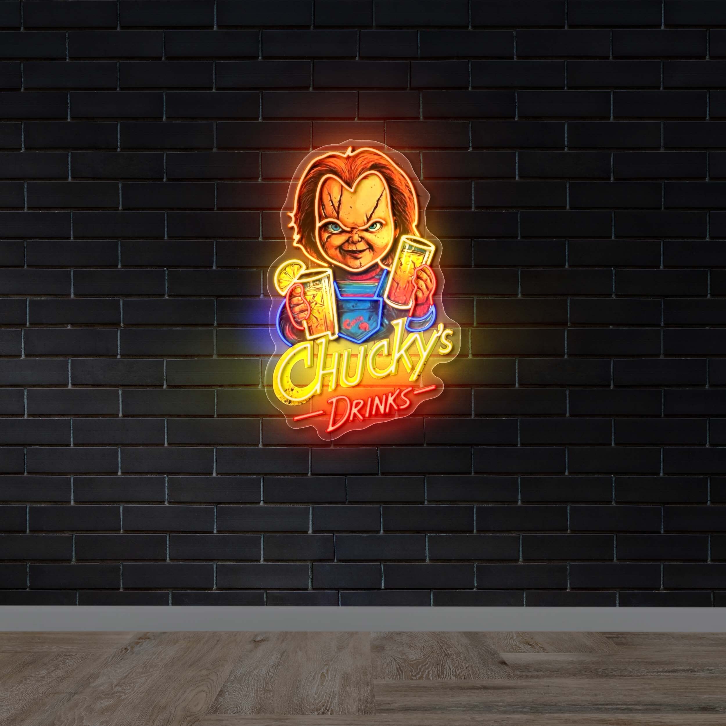Chucky’s Drinks - Premium Neon Artwork – Neon Designs
