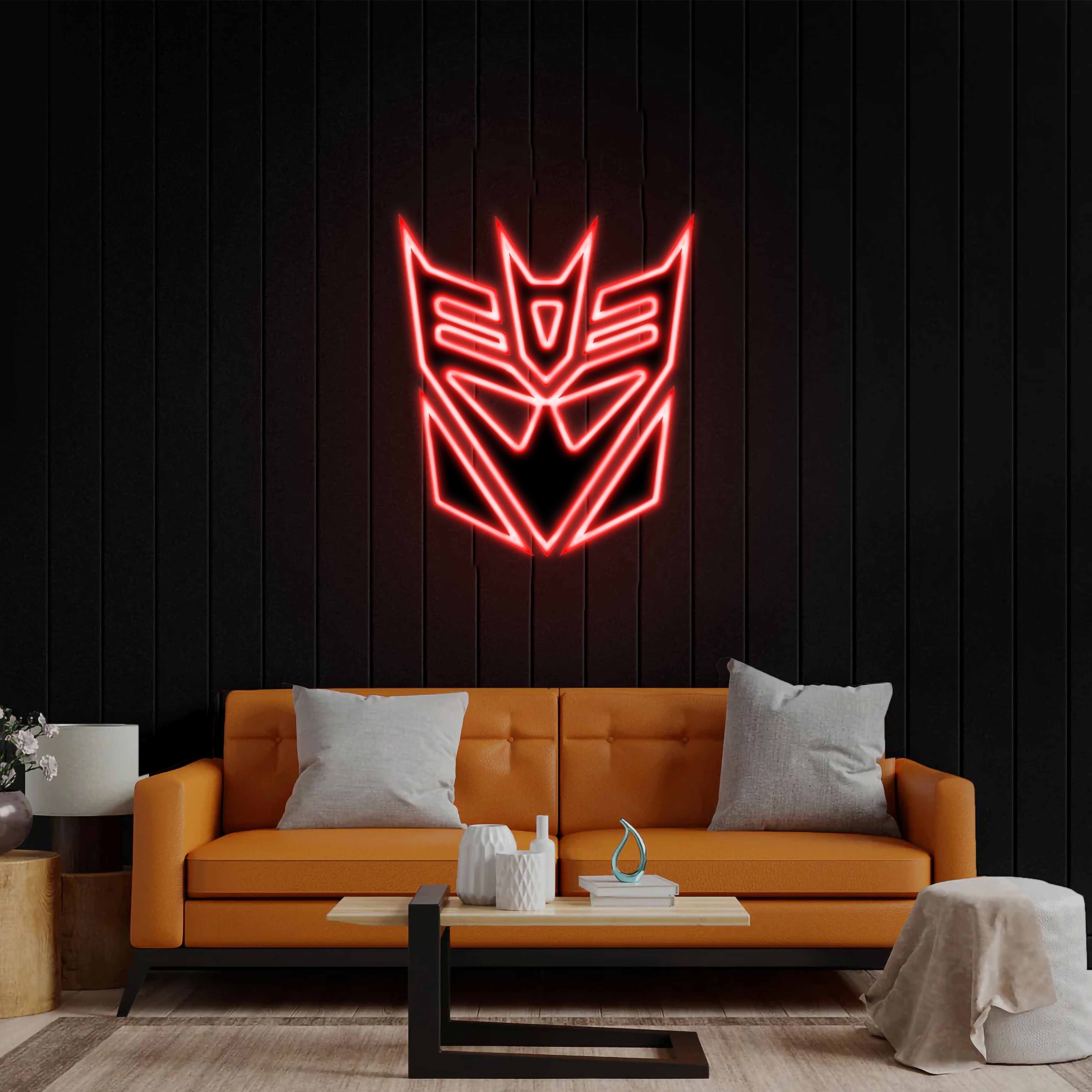 Red Eyes Logo - Premium Neon Artwork – Neon Designs